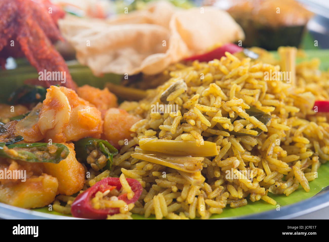 Close up Indian biryani rice Stock Photo - Alamy