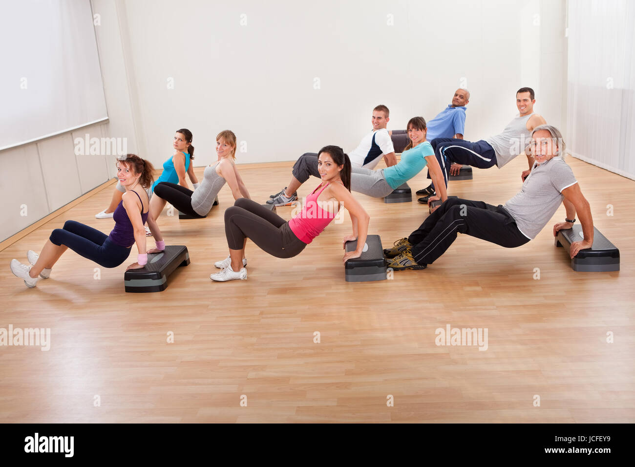 Man in fitness class large hi-res stock photography and images - Alamy
