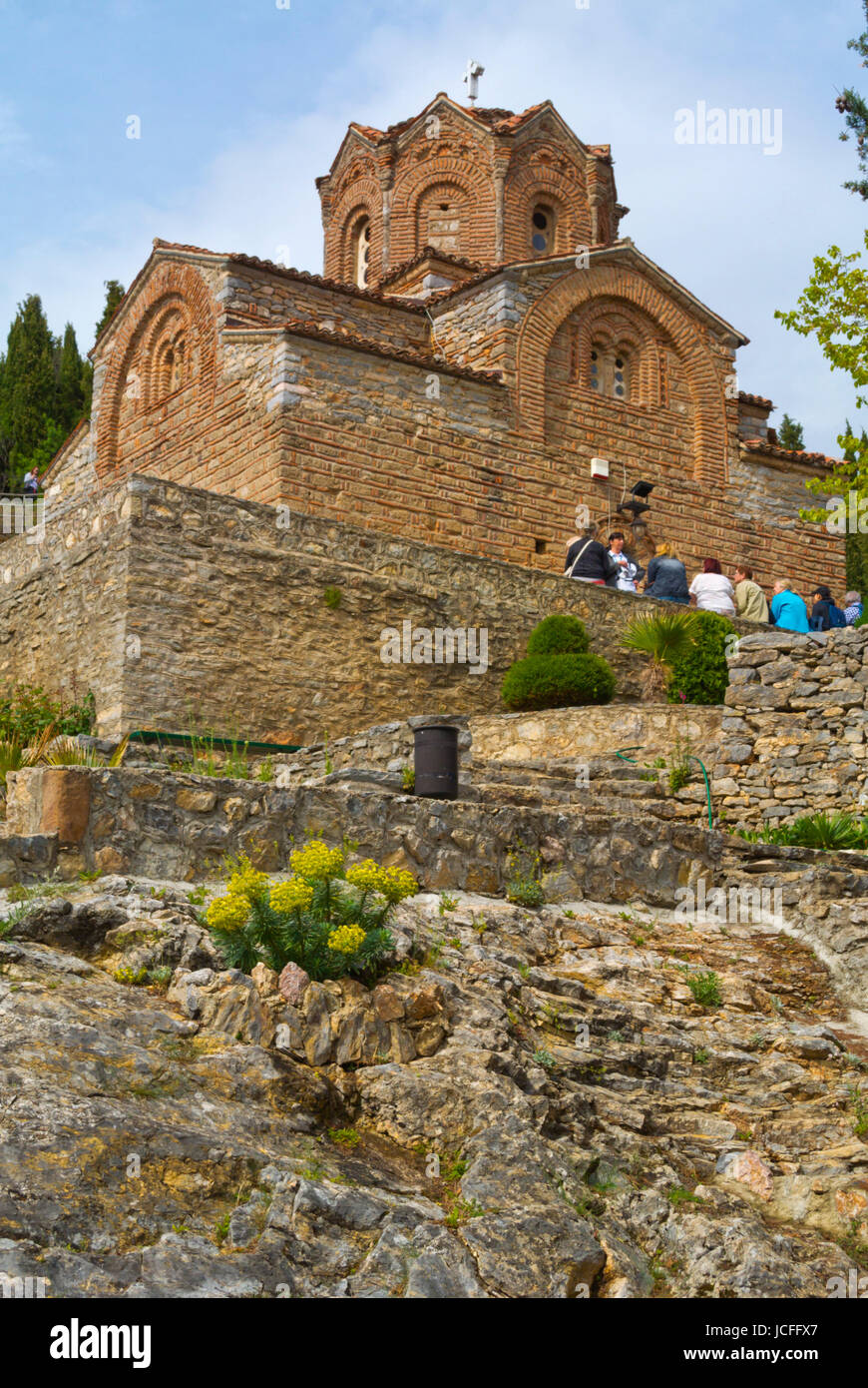 Sveti Jovan Kaneo, Saint John at Kaneo, Ohrid, Macedonia Stock Photo ...
