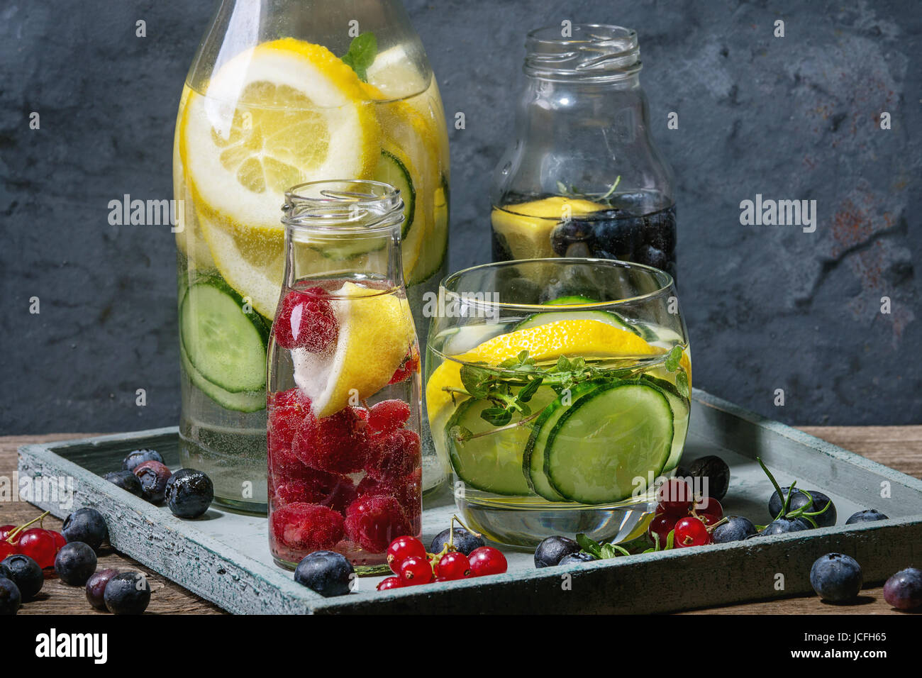 Citrus cucumber sassy water Stock Photo - Alamy