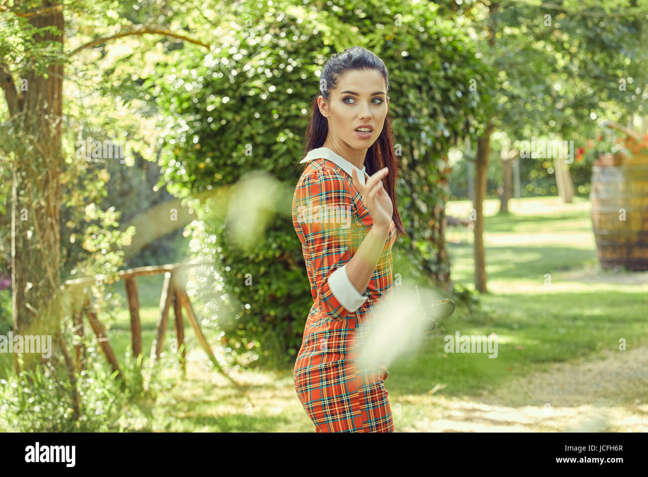 Pretty italian girl portrait hi-res stock photography and images - Alamy