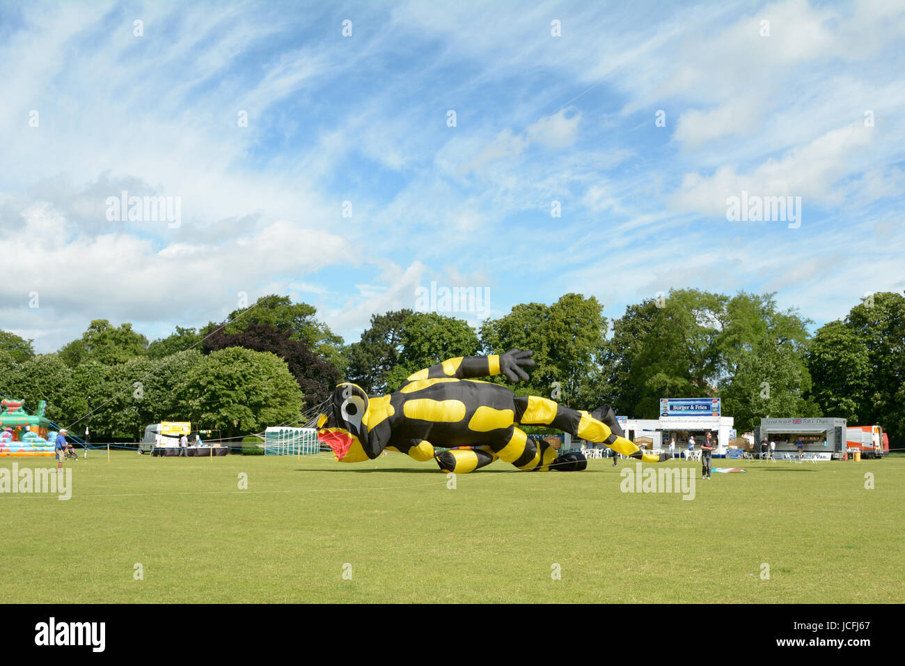 Scenes of kite flying from the annual Kite Festival in Russell Park ...