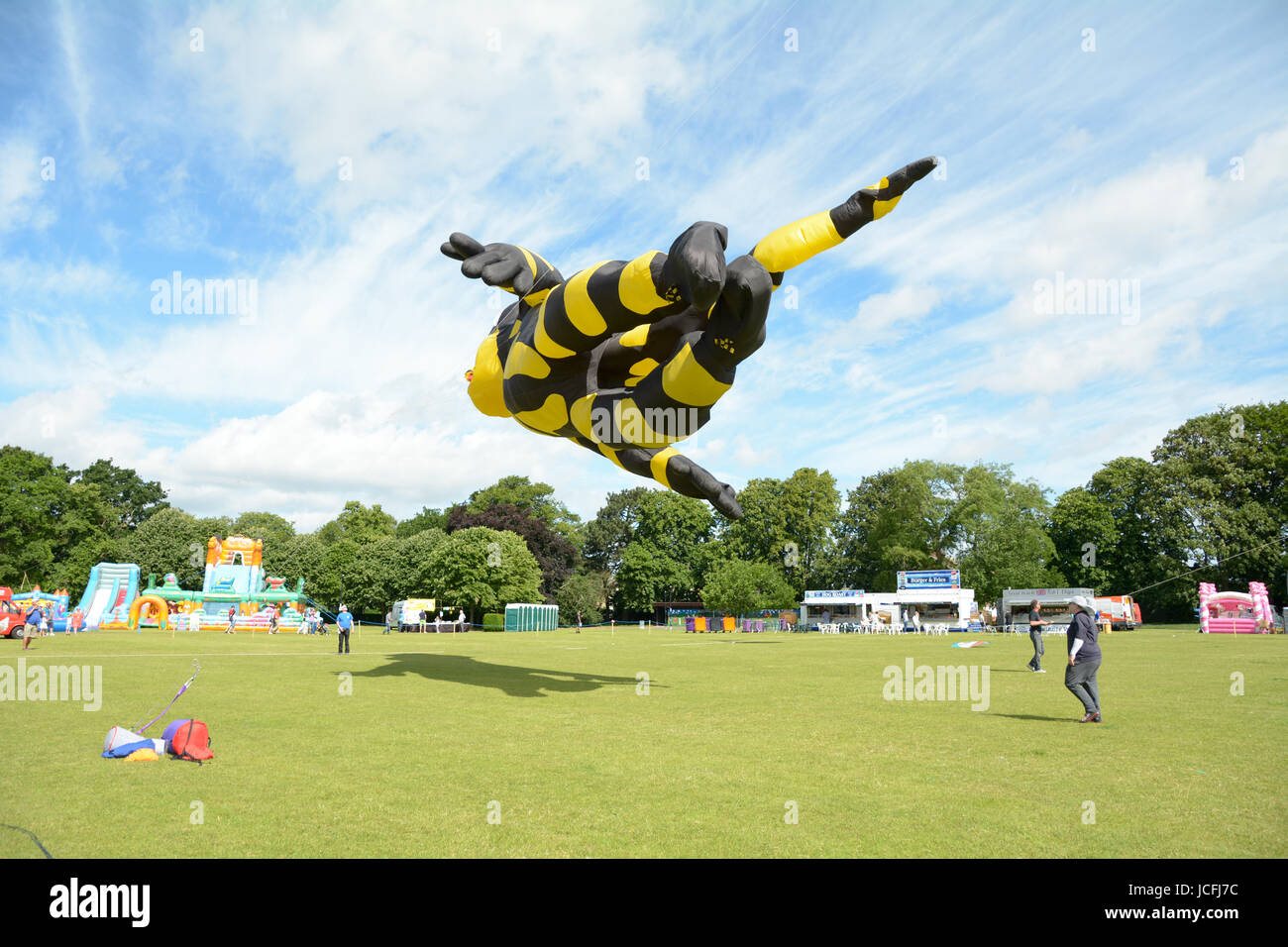 Scenes of kite flying from the annual Kite Festival in Russell Park ...