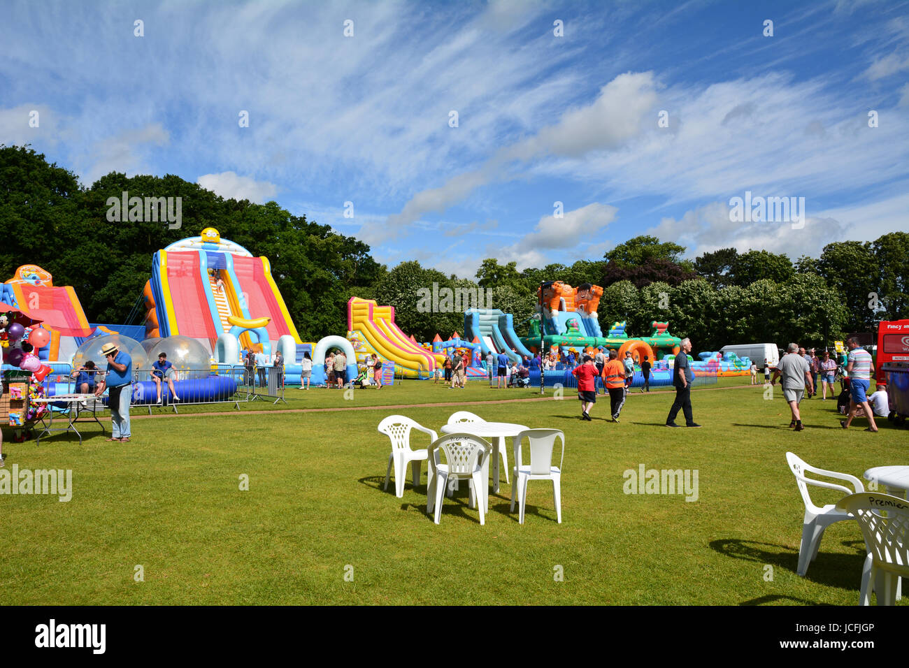 Scenes of kite flying from the annual Kite Festival in Russell Park ...