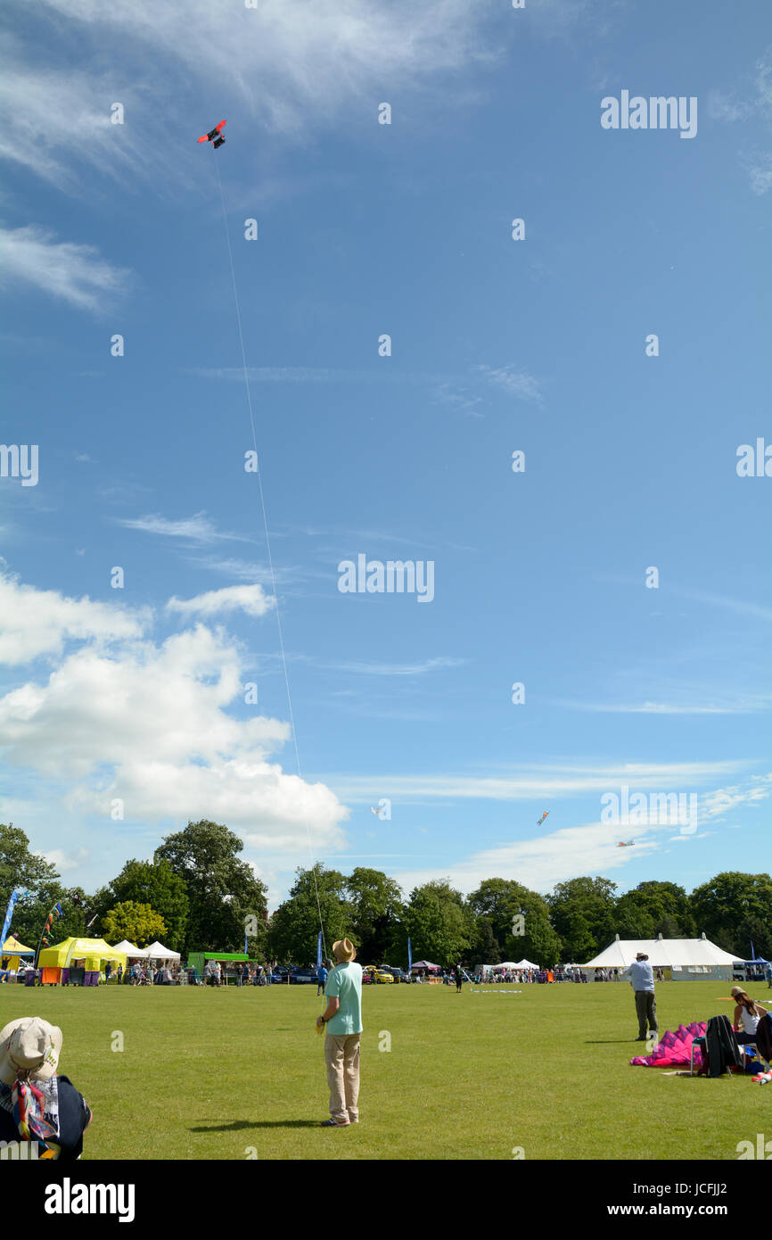 Scenes of kite flying from the annual Kite Festival in Russell Park ...