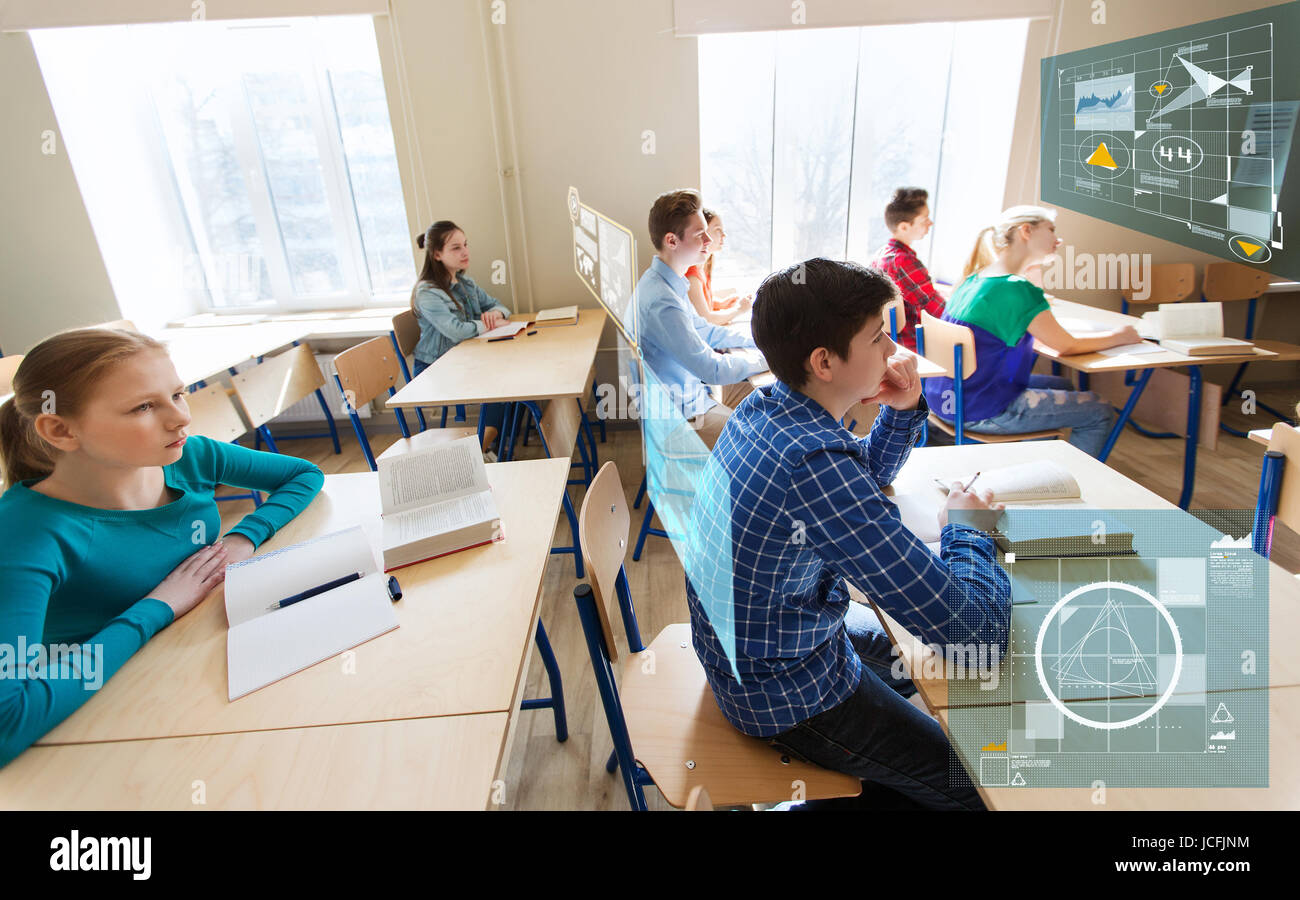 Teen students books classroom hi-res stock photography and images - Alamy