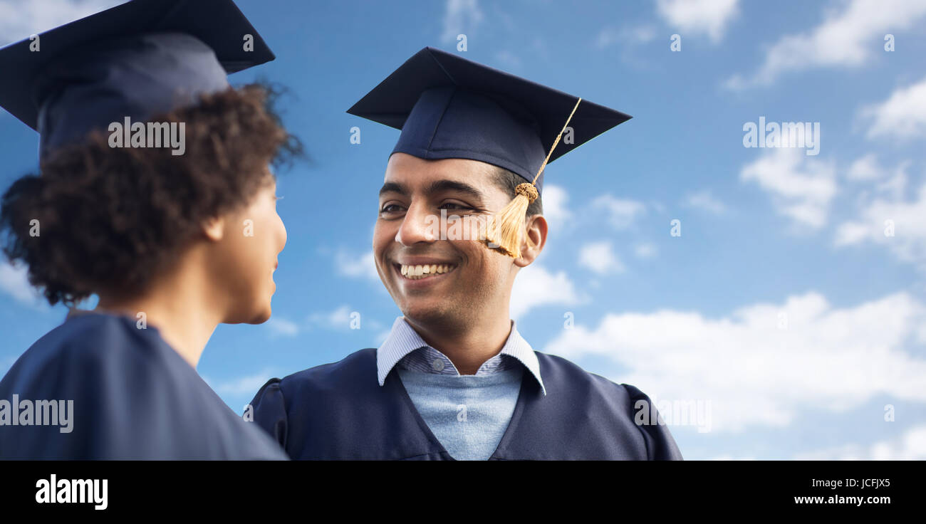 Graduation students blue hi-res stock photography and images - Alamy