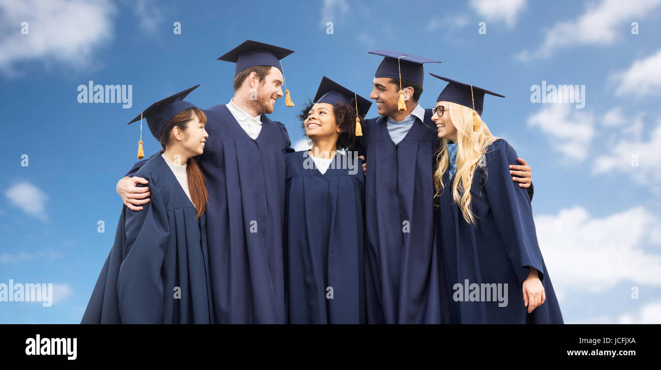 Graduation students blue hi-res stock photography and images - Alamy