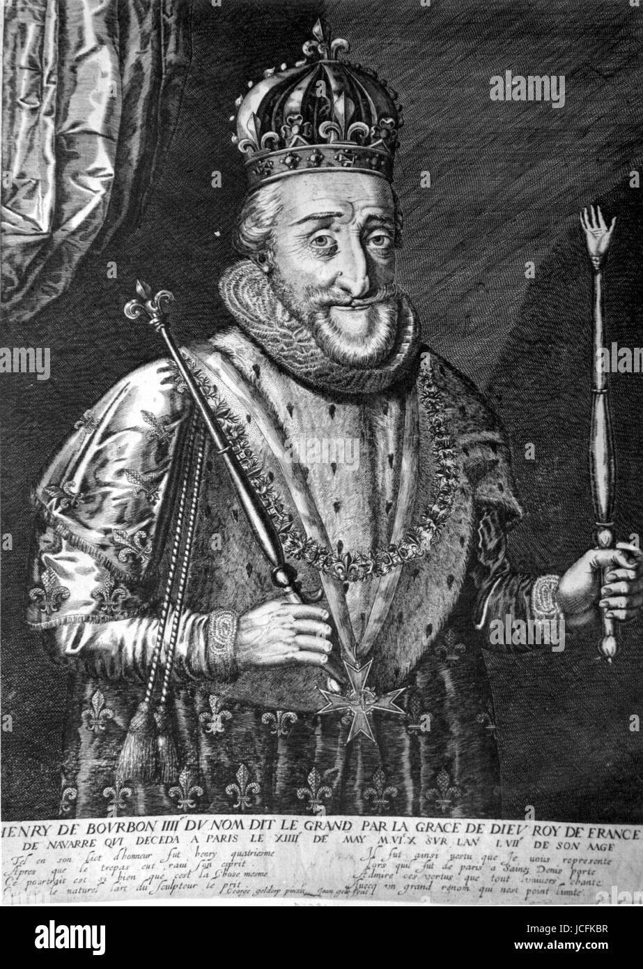 Henri IV out of dress of sacring (1553-1610 Stock Photo - Alamy