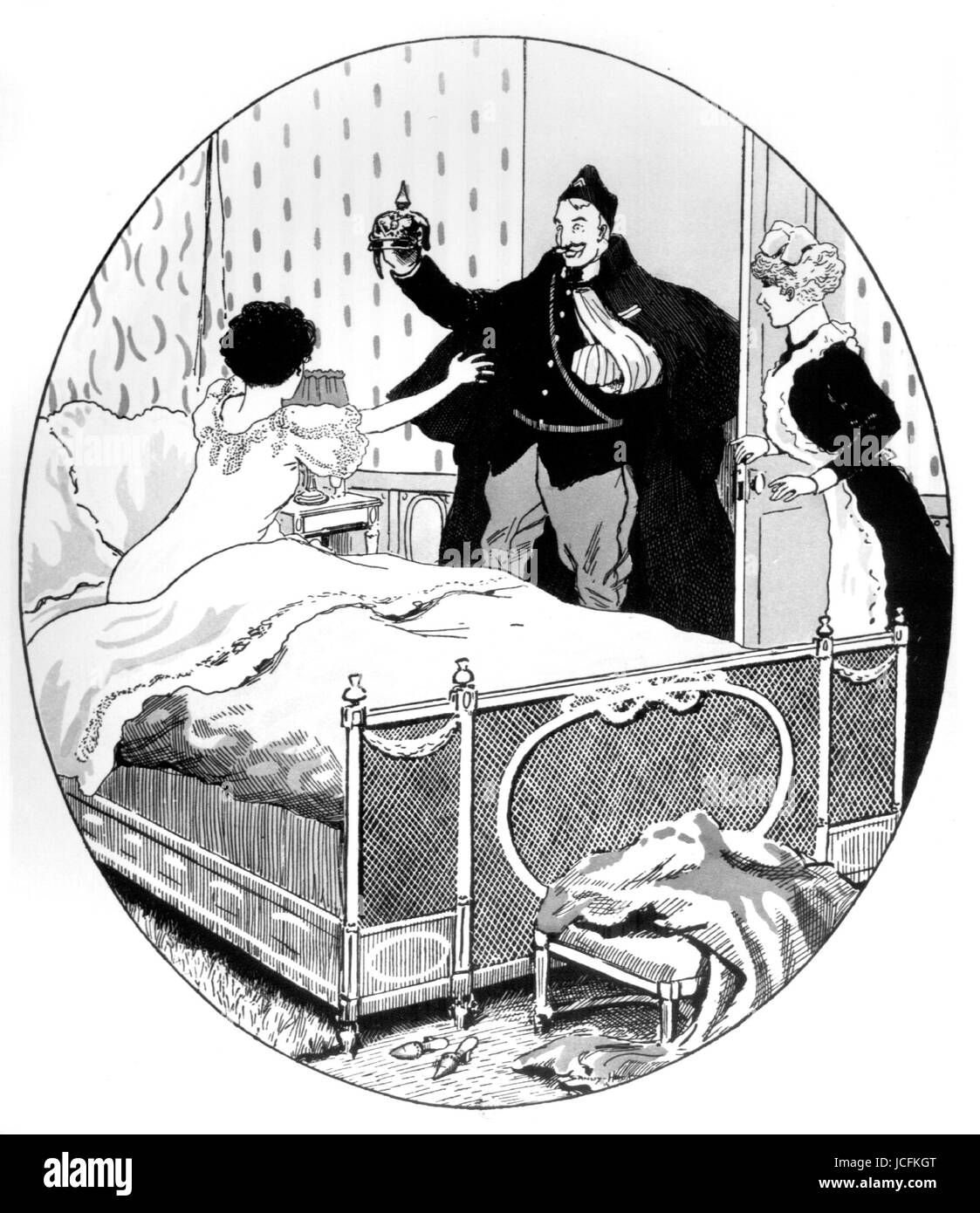 Husband and wife back to back Black and White Stock Photos & Images - Alamy