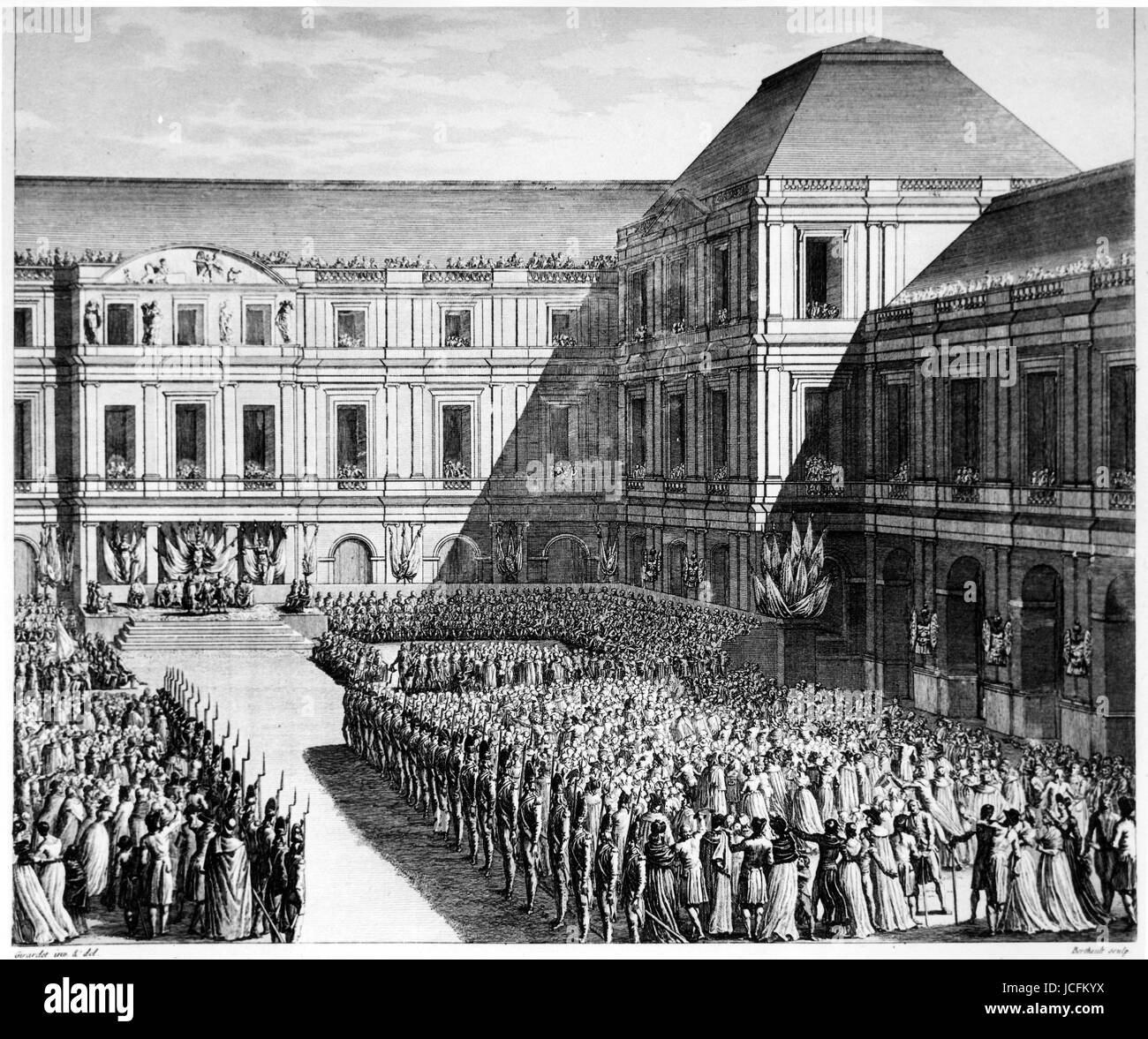 The French celebrating Napoleon Bonaparte after he signed the Treaty of ...