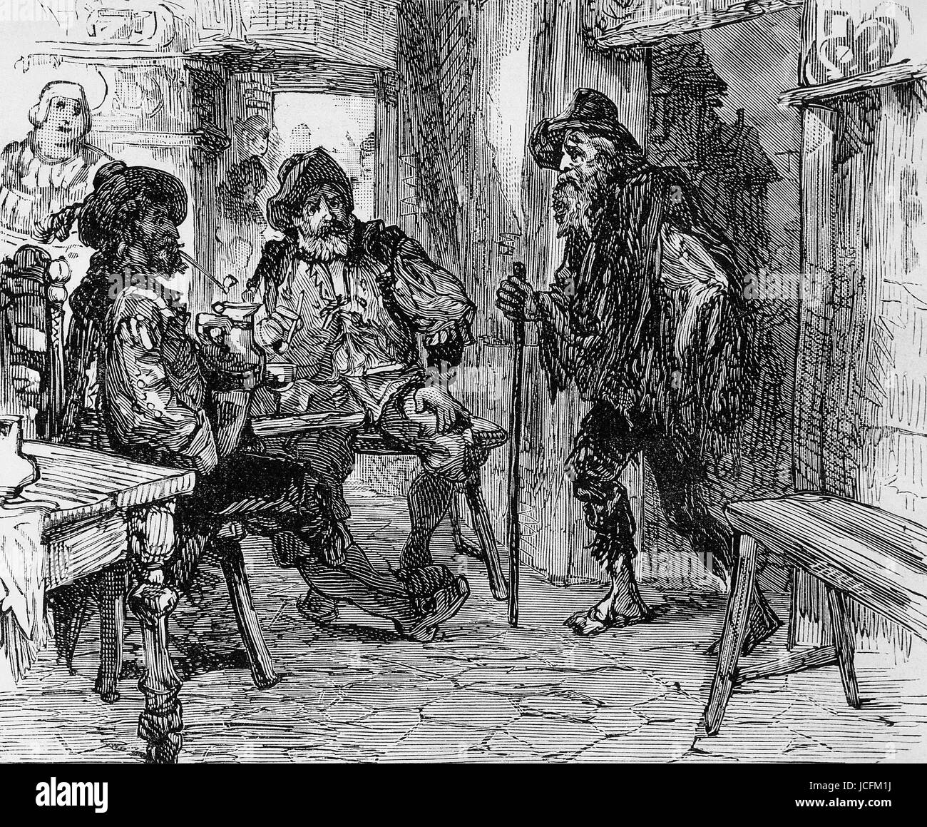 Inside a tavern Stock Photo - Alamy