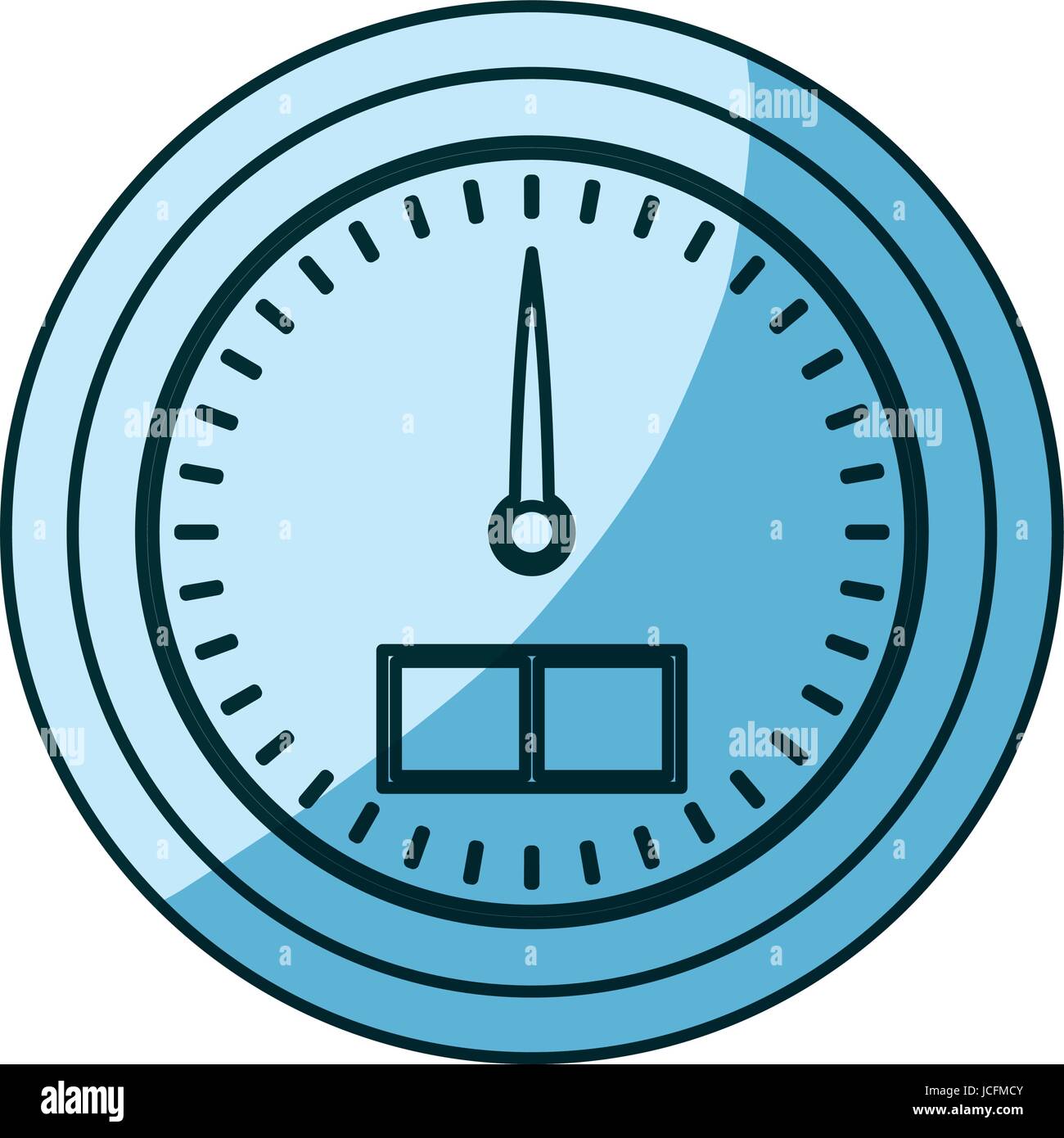 blue shading silhouette of water meter closeup Stock Vector Image & Art ...