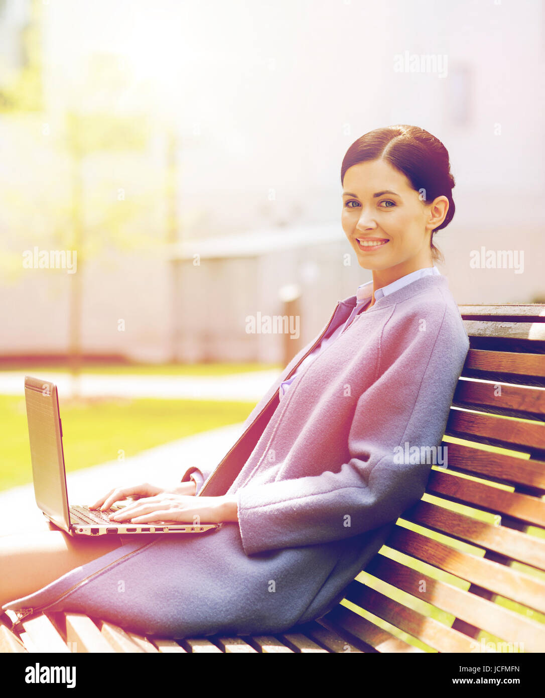 Nice business woman in hi-res stock photography and images - Alamy