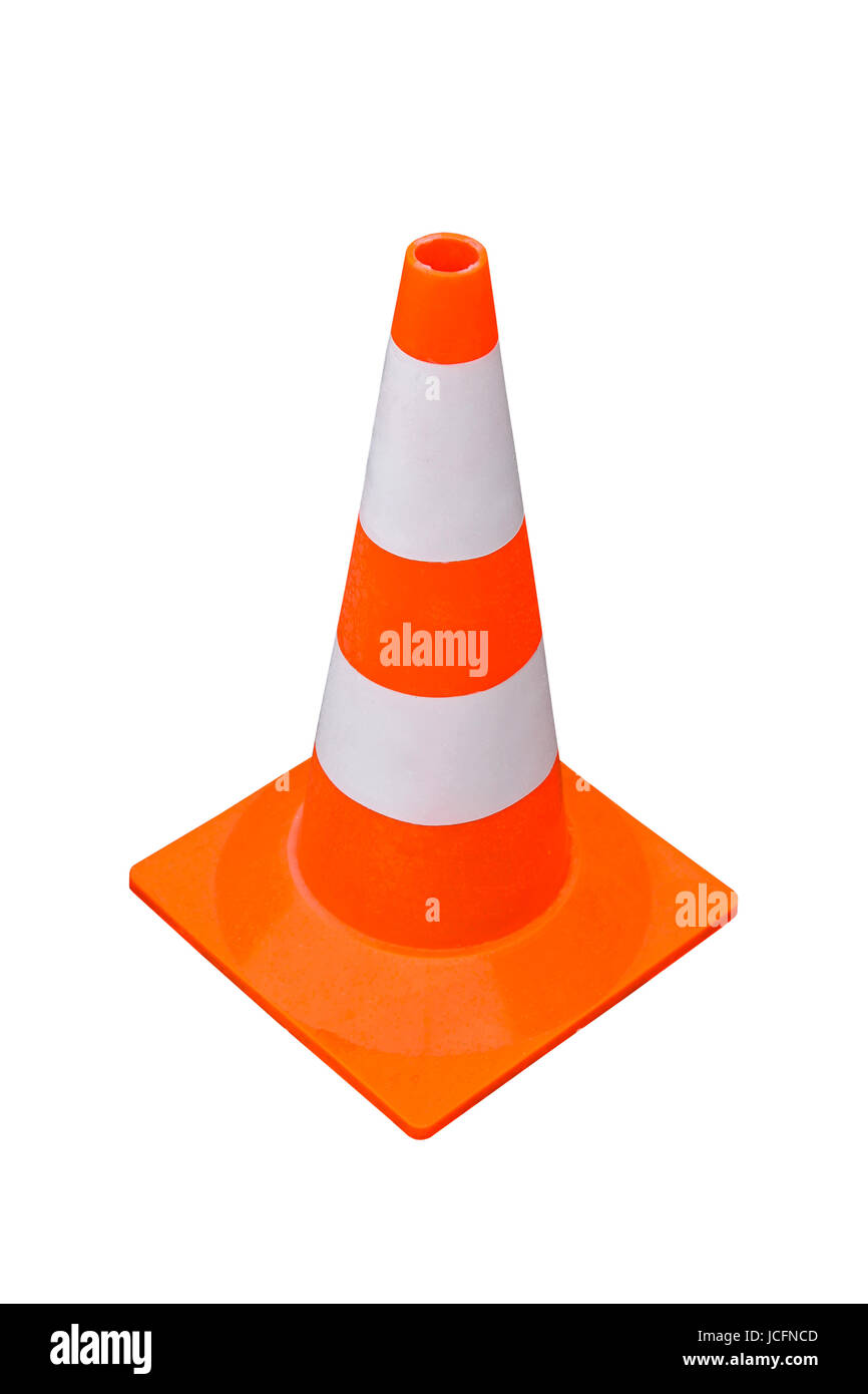Traffic cone isolated included clipping path Stock Photo - Alamy