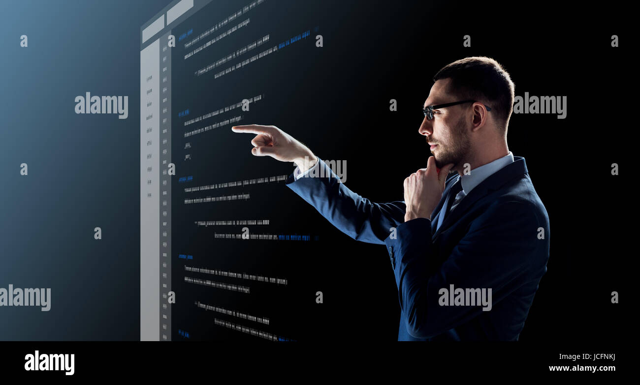 Virtual coding hi-res stock photography and images - Alamy