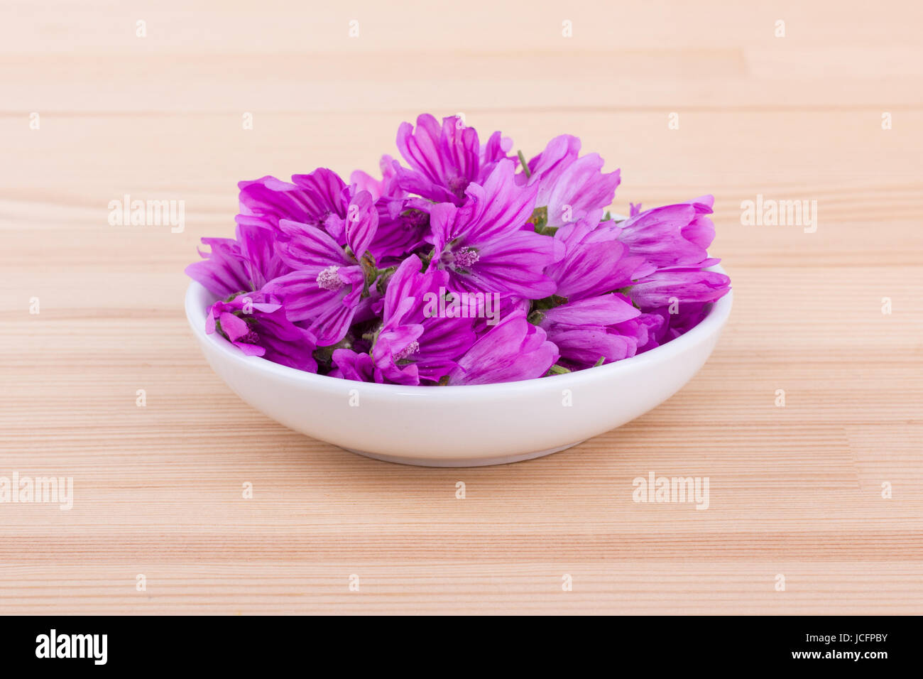 pink common mallow flowers Stock Photo - Alamy