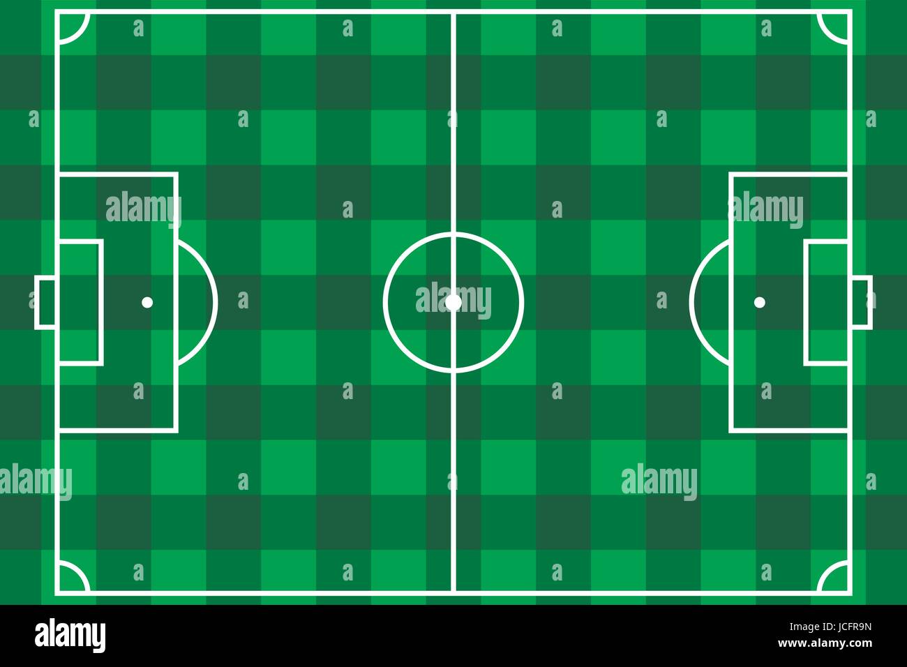 Soccer field or football field. Vector illustration Stock Vector Image ...