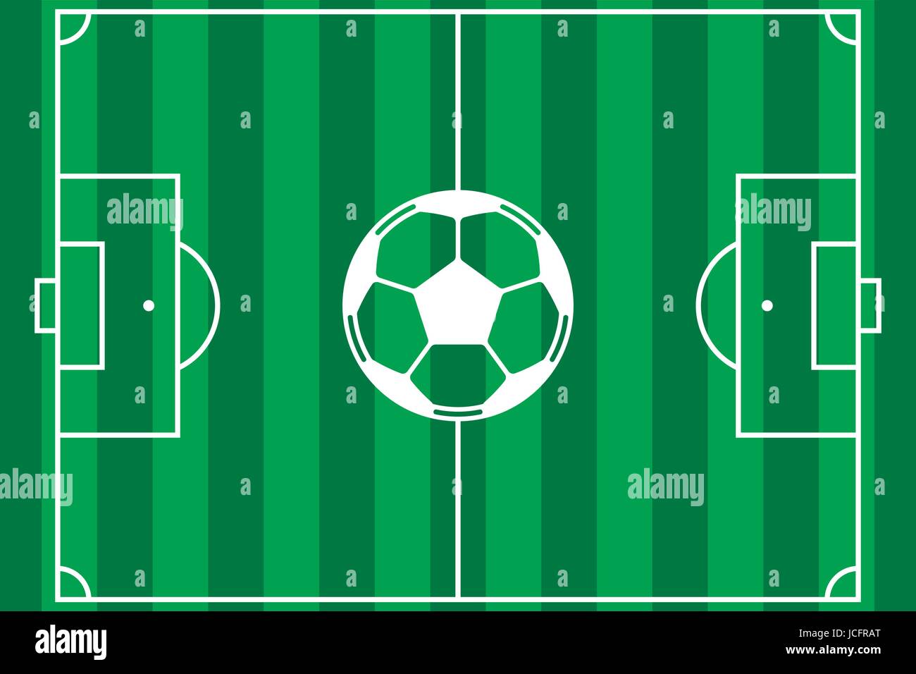 Soccer field or football field. Vector illustration Stock Vector Image ...