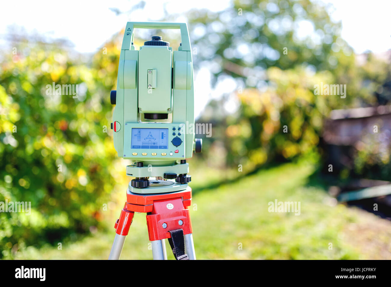 Total station hi-res stock photography and images - Alamy