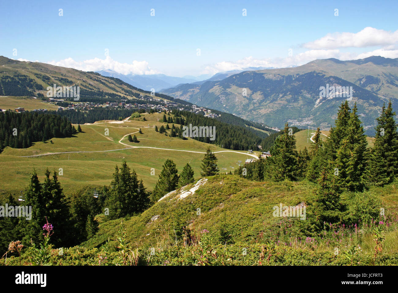 French Alps in summer Stock Photo - Alamy