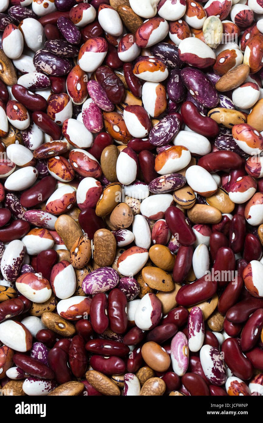 Background of raw beans close up shot Stock Photo - Alamy