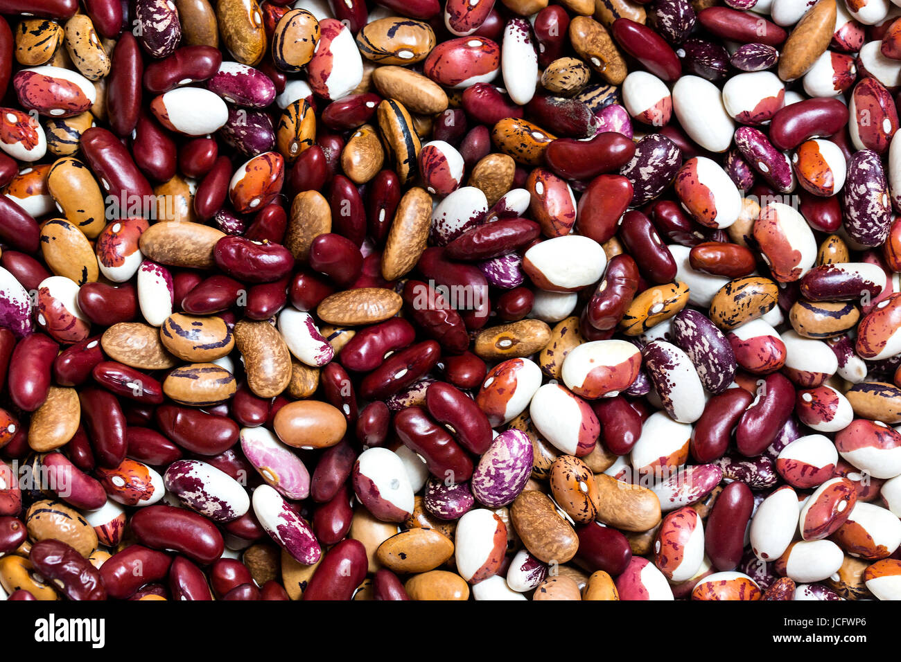 Background of raw beans close up shot Stock Photo - Alamy