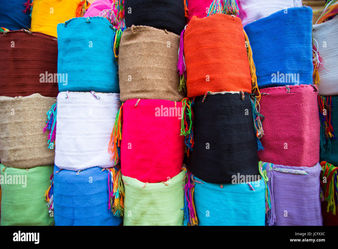 Souvenir bags for sale in Cartagena, Colombia. They are called ...