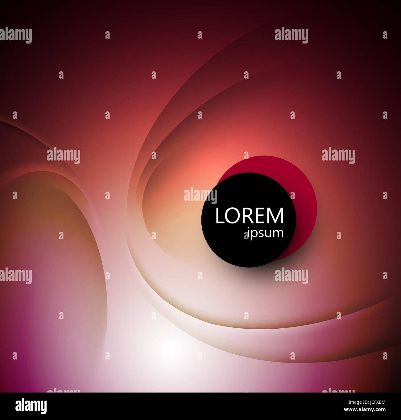 Red vector Template Abstract background with curves lines and shadow ...