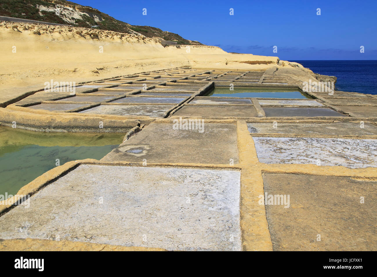 Historic ancient salt pans hi-res stock photography and images - Alamy
