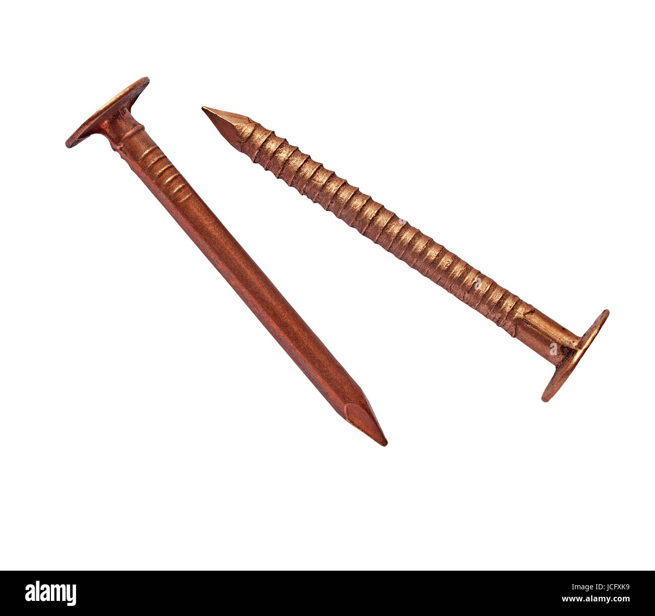 Copper nails hi-res stock photography and images - Alamy