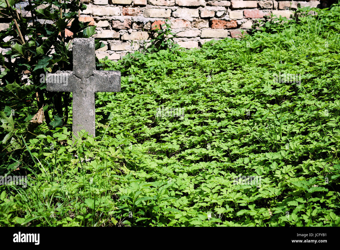 Run down graveyard hi-res stock photography and images - Alamy