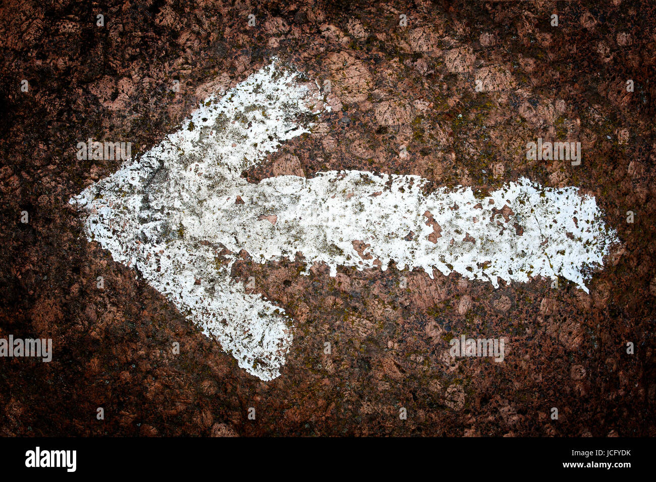 Painted directional arrow hi-res stock photography and images - Alamy