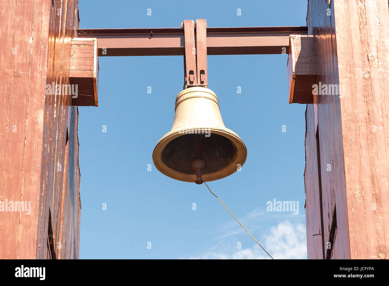 Bell on Church of Saints Simon and Helena, Minsk, Belarus Stock Photo ...