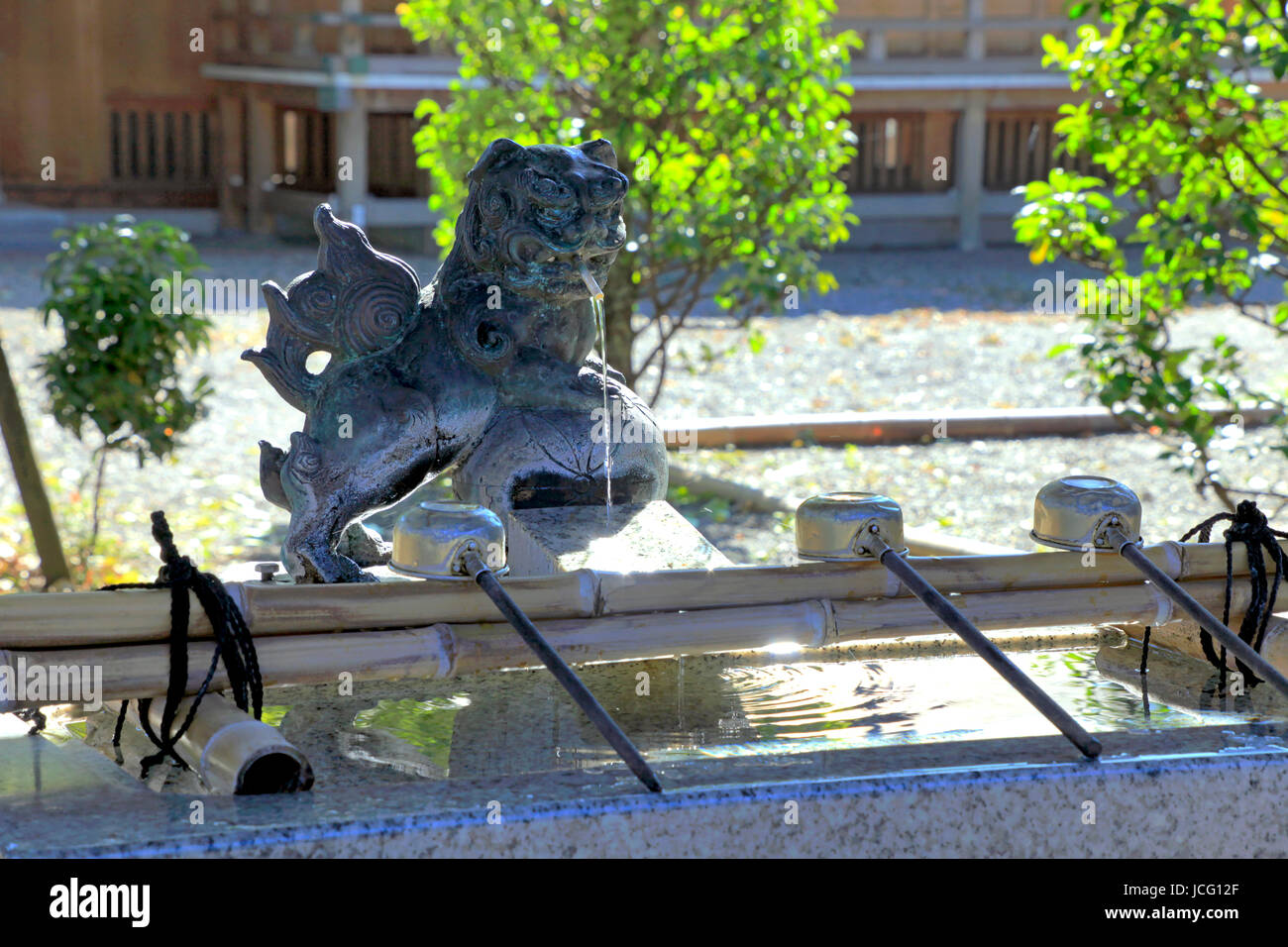 Chozuya Water Ablution Pavilion at Azusami-Tenjin-sha Shinto Shrine in ...