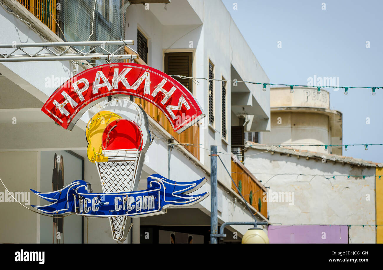 Ice cream parlour cyprus hi-res stock photography and images - Alamy