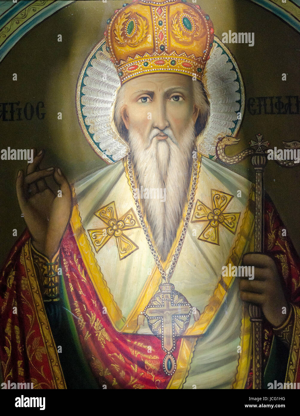 Cyprus church painting hi-res stock photography and images - Alamy