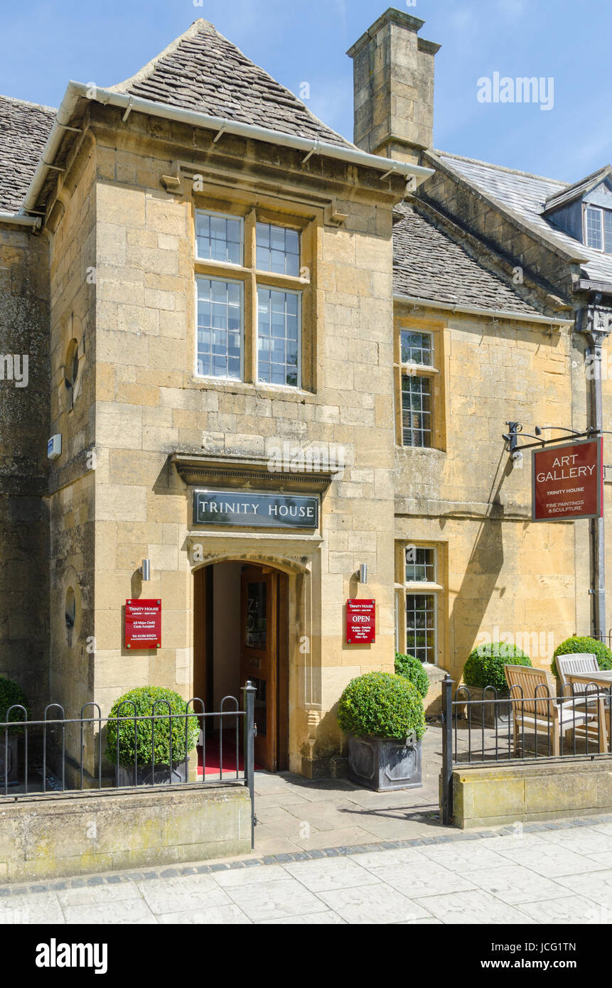 Trinity House Art Gallery in the pretty village of Broadway in the ...