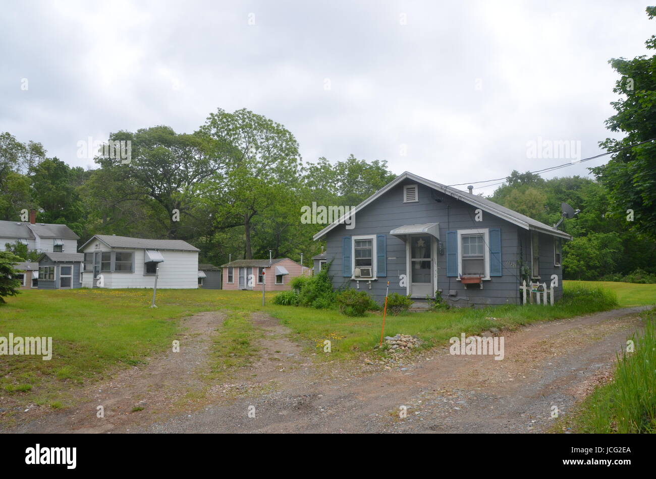 poor housing in taunton massachusetts Stock Photo - Alamy