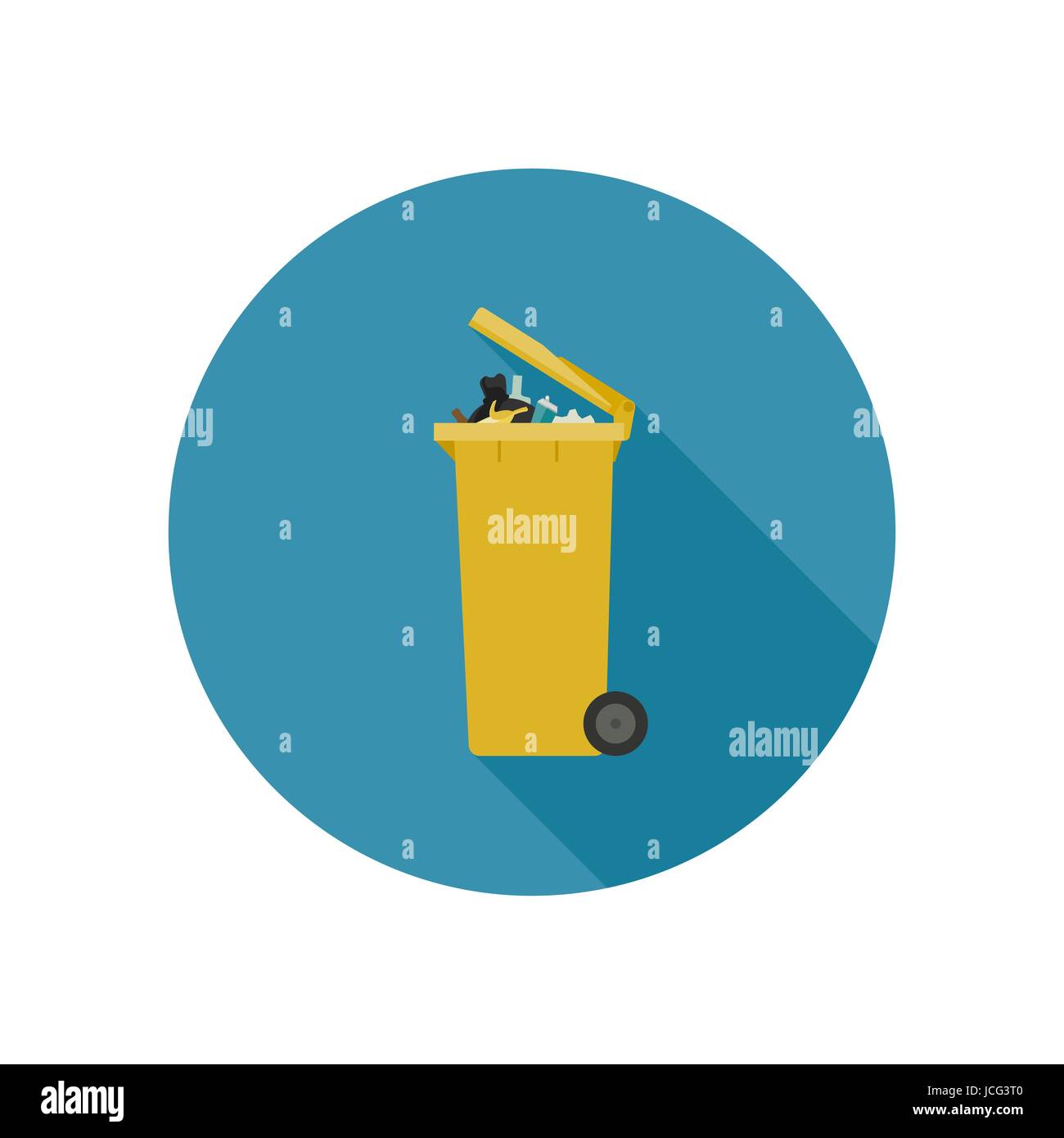 Can flat Stock Vector Images - Alamy