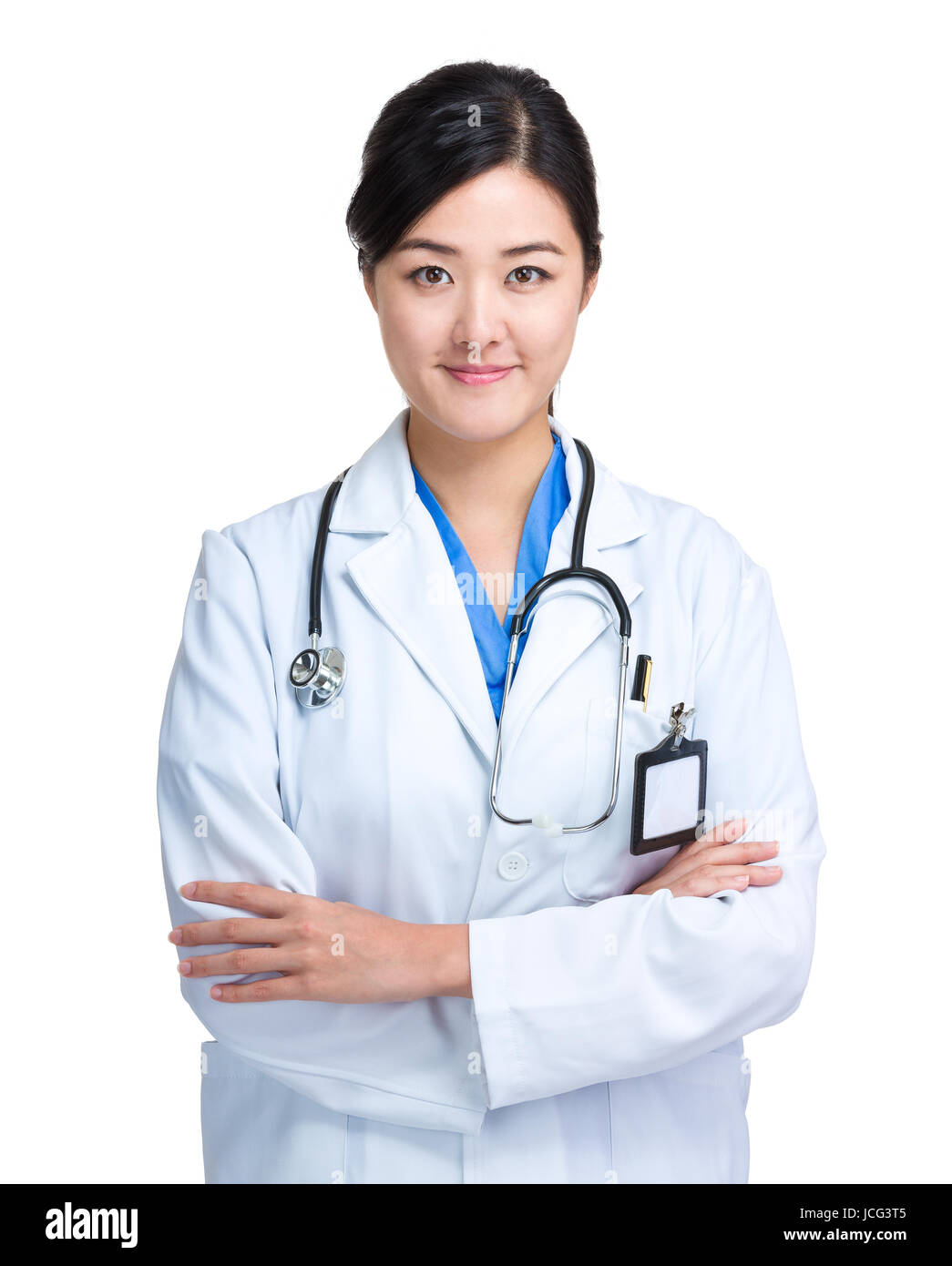 Confident female doctor Stock Photo - Alamy