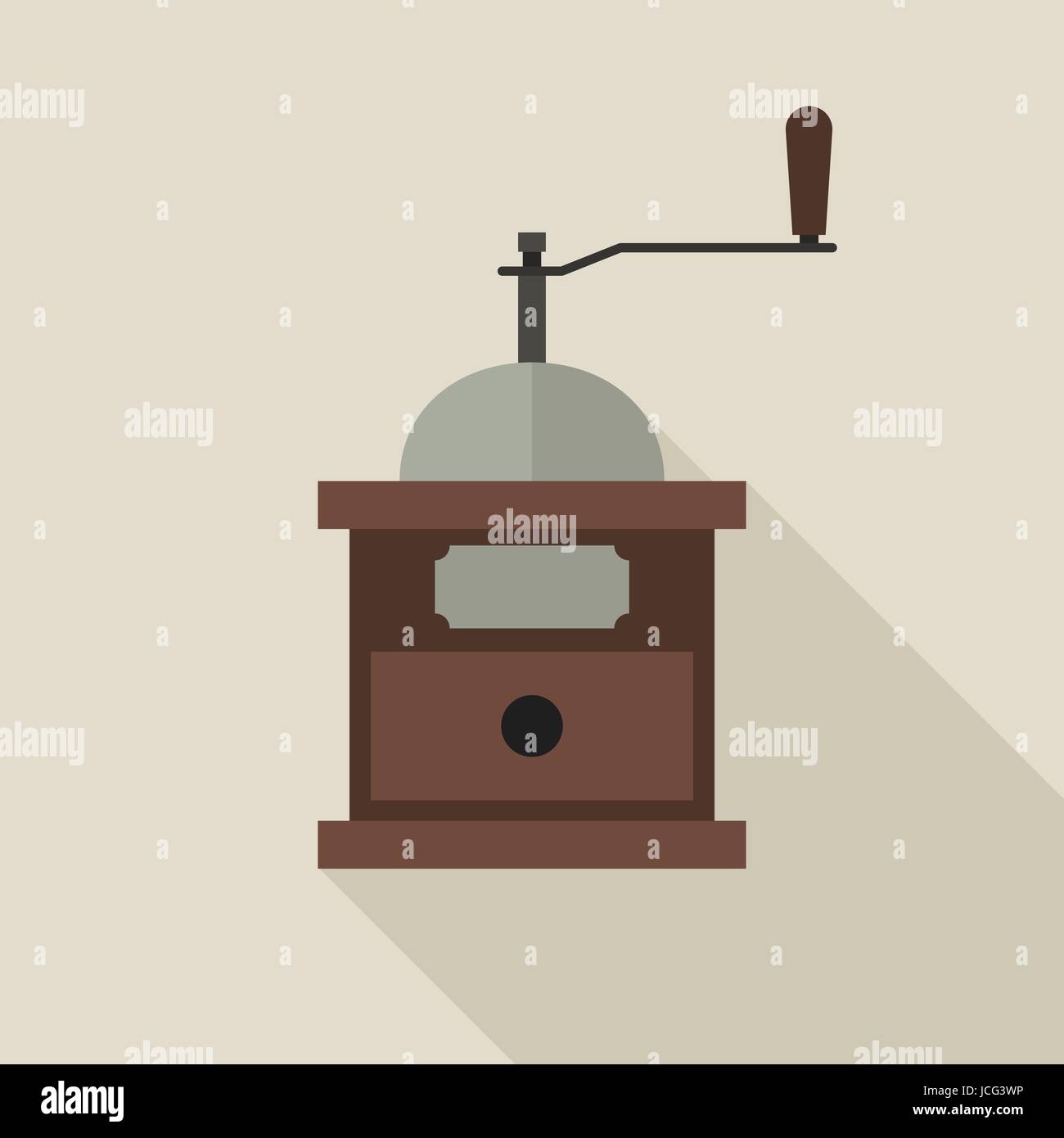 Coffee grinder mill manual Stock Vector Images - Alamy