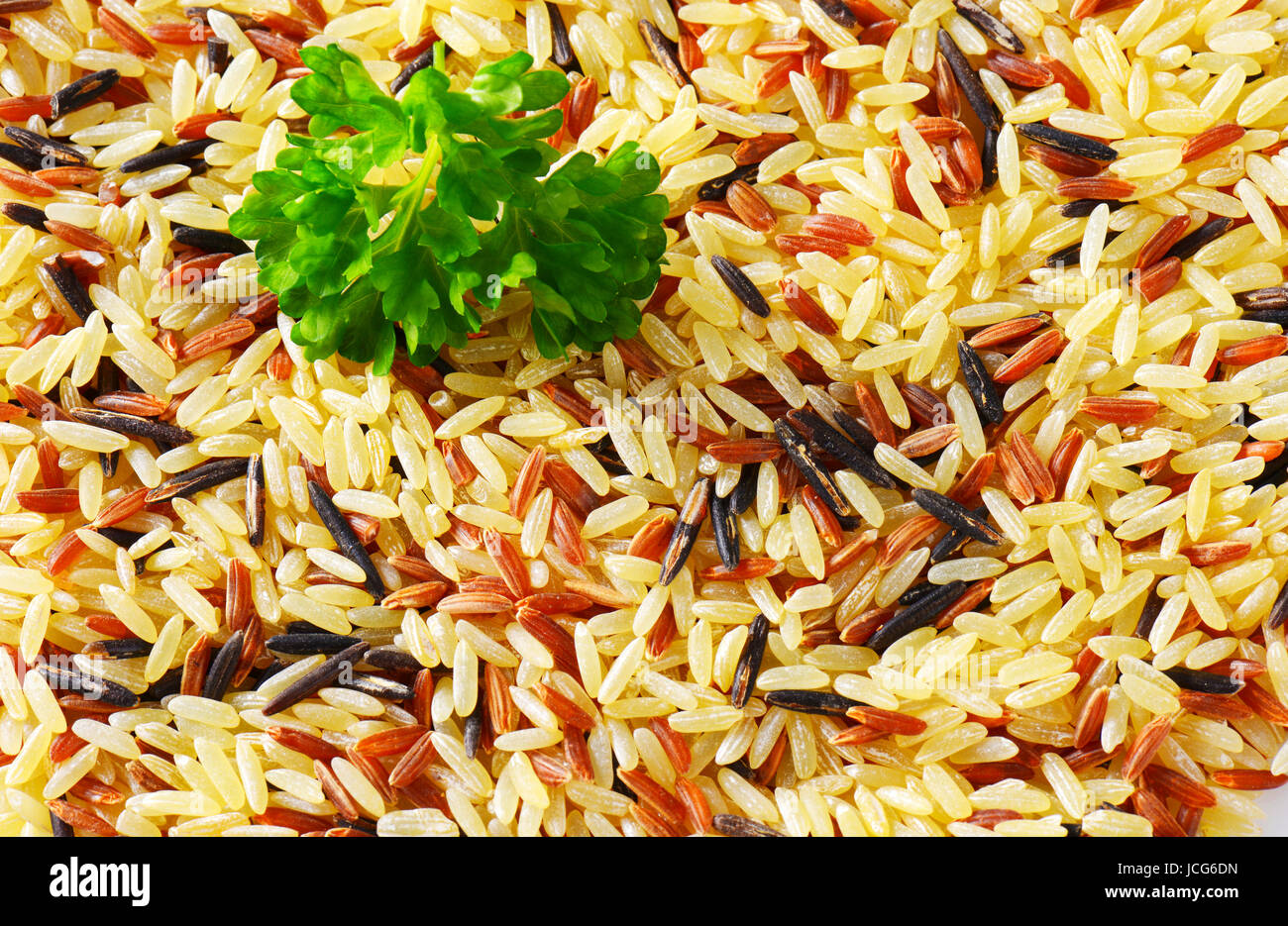 Long grain and wild rice mix Stock Photo - Alamy