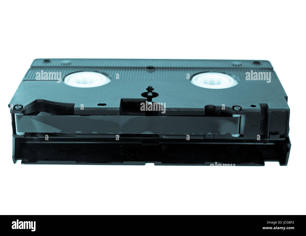Videotape magnetic tape cassette for video recording - cool cyanotype ...
