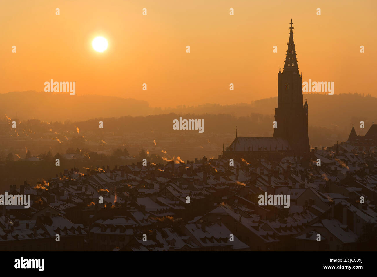 Switzerland sunset hi-res stock photography and images - Alamy