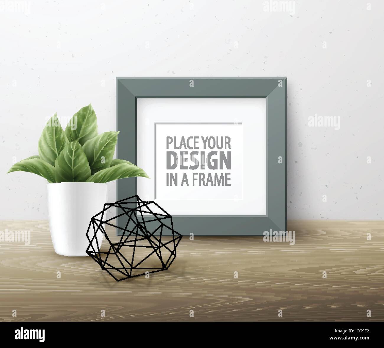 Mock up illustration table Stock Vector Images - Alamy