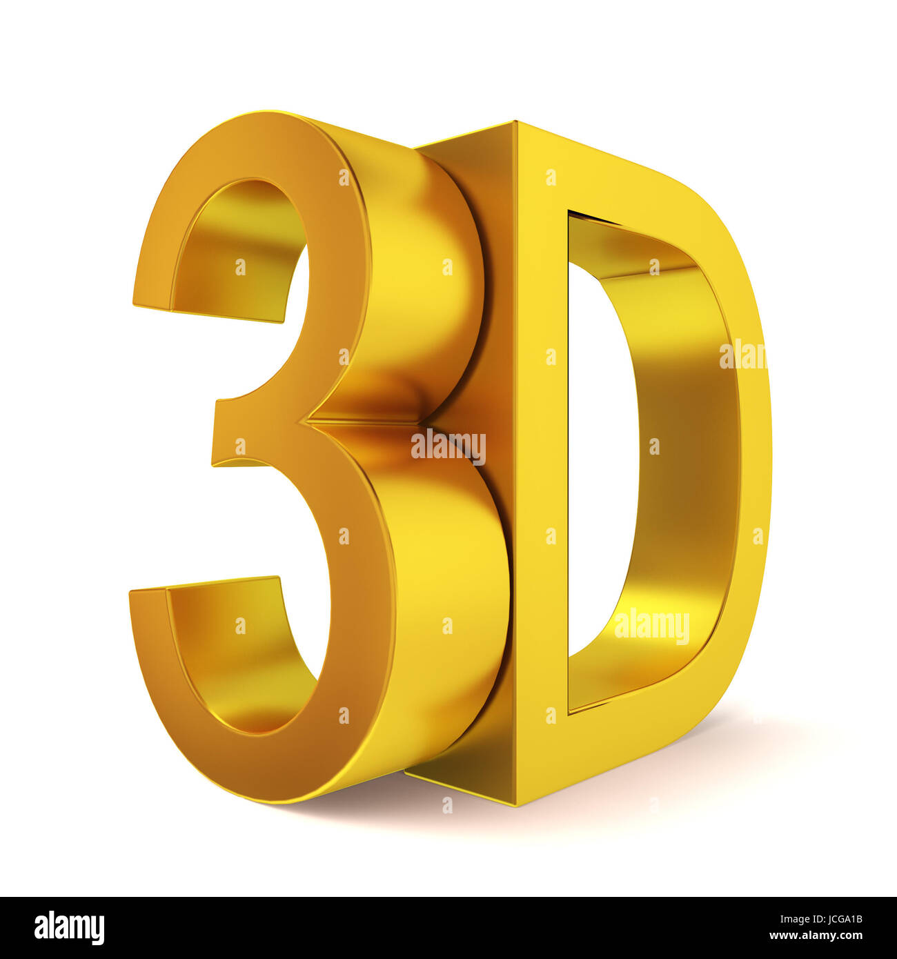3D sign. 3d illustration on white background Stock Photo - Alamy