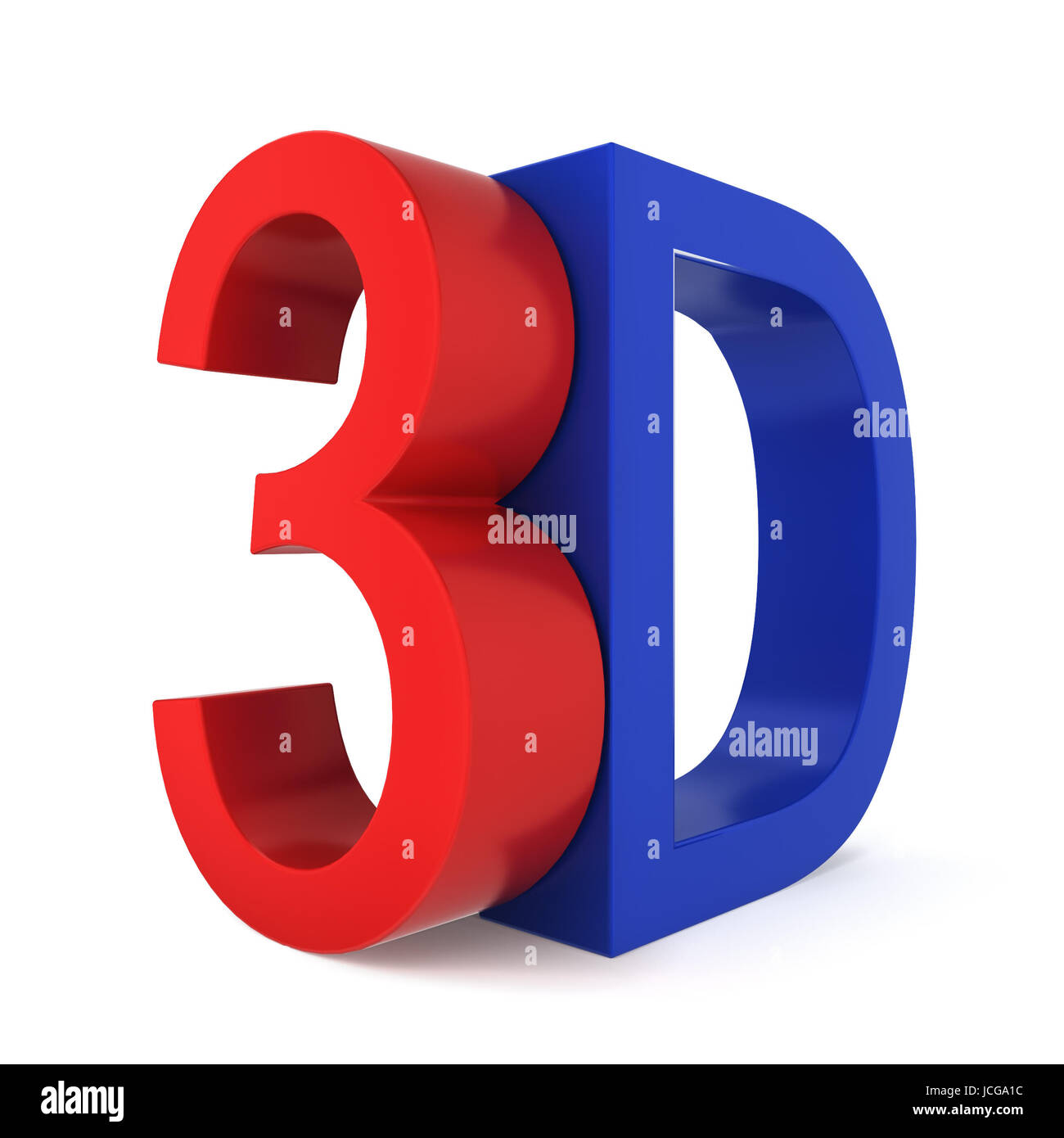 3D sign. 3d illustration on white background Stock Photo - Alamy