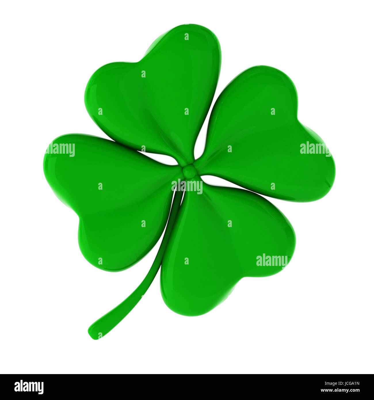 3d render four leaf clover hi-res stock photography and images - Alamy