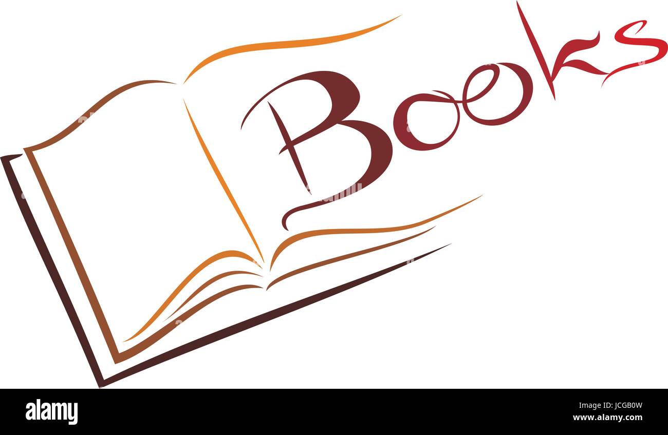 Library book sketch Stock Vector Images - Alamy